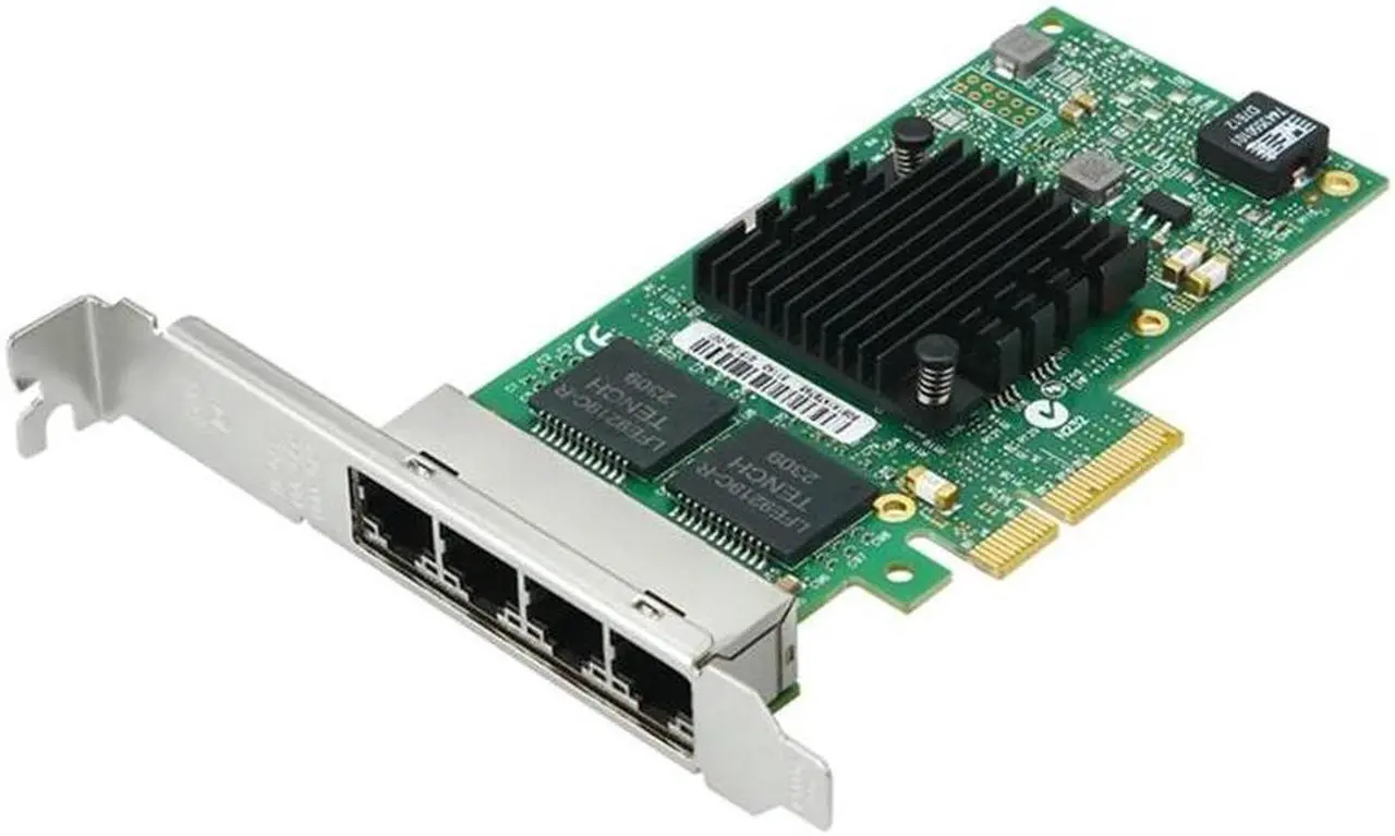 10/100/1000Mbps PCI Adapter I350-T4 Quad RJ45 Ports,PCI-E Ethernet ...