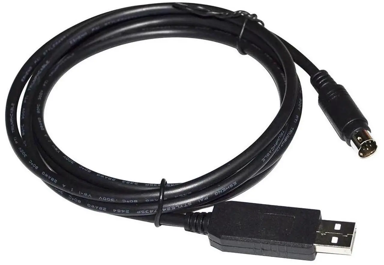 FTDI FT232RL USB TO MINI DIN 8P MD8 PLC PROGRAMMING CABLE FOR YAESU ...
