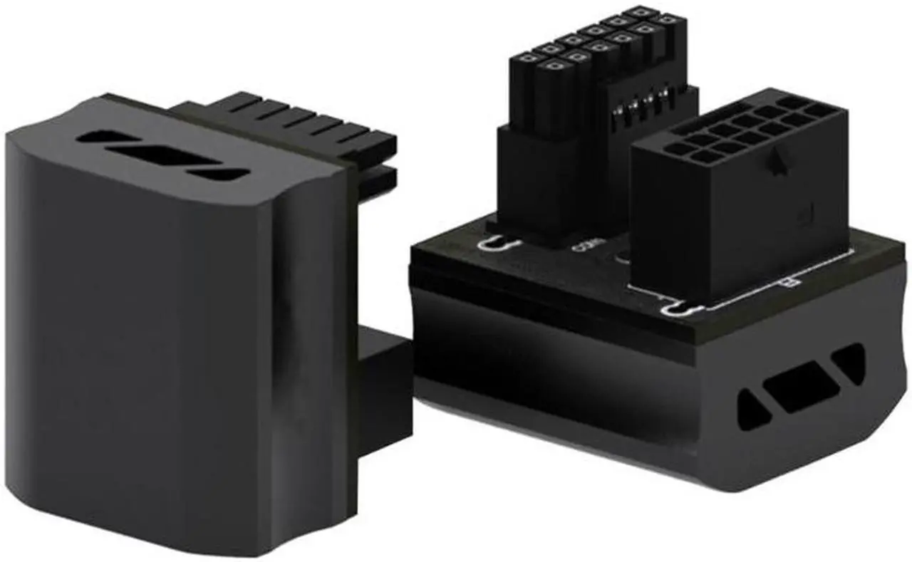 16Pin Graphics Card Power Adapter 12+4Pin Male To Female 180Degree Turn ...