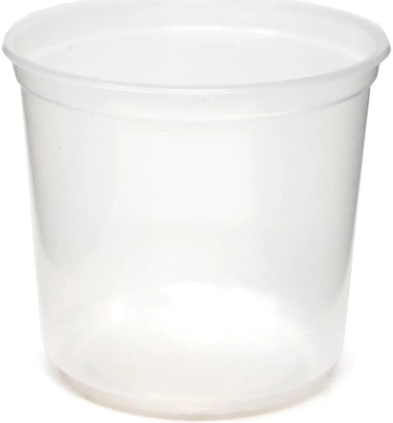 Fabri-Kal Pro-Kal Polypropylene Round Food Container Clear, 24 oz ...