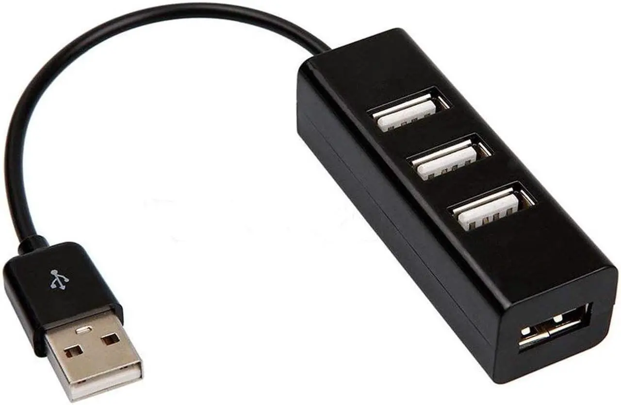 MIni USB Port Expansion Hub, Portable 4 Port USB 2.0 Hub for Mac ...