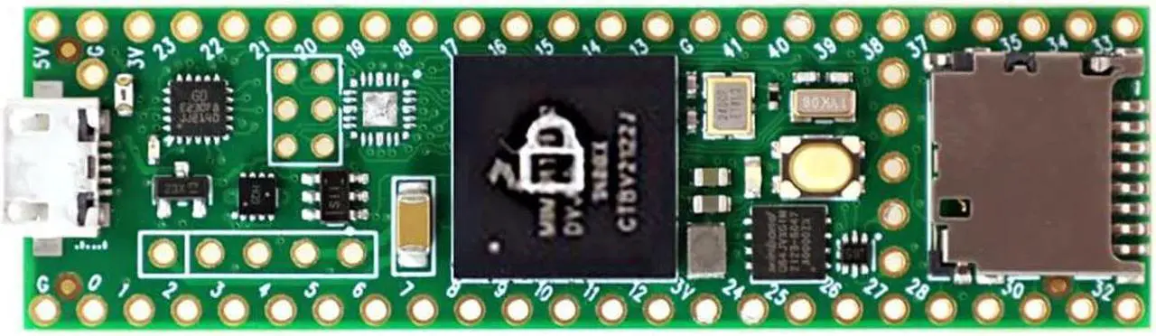 3DMakerWorld Teensy 4.1 Lockable Version USB Development Board Without ...