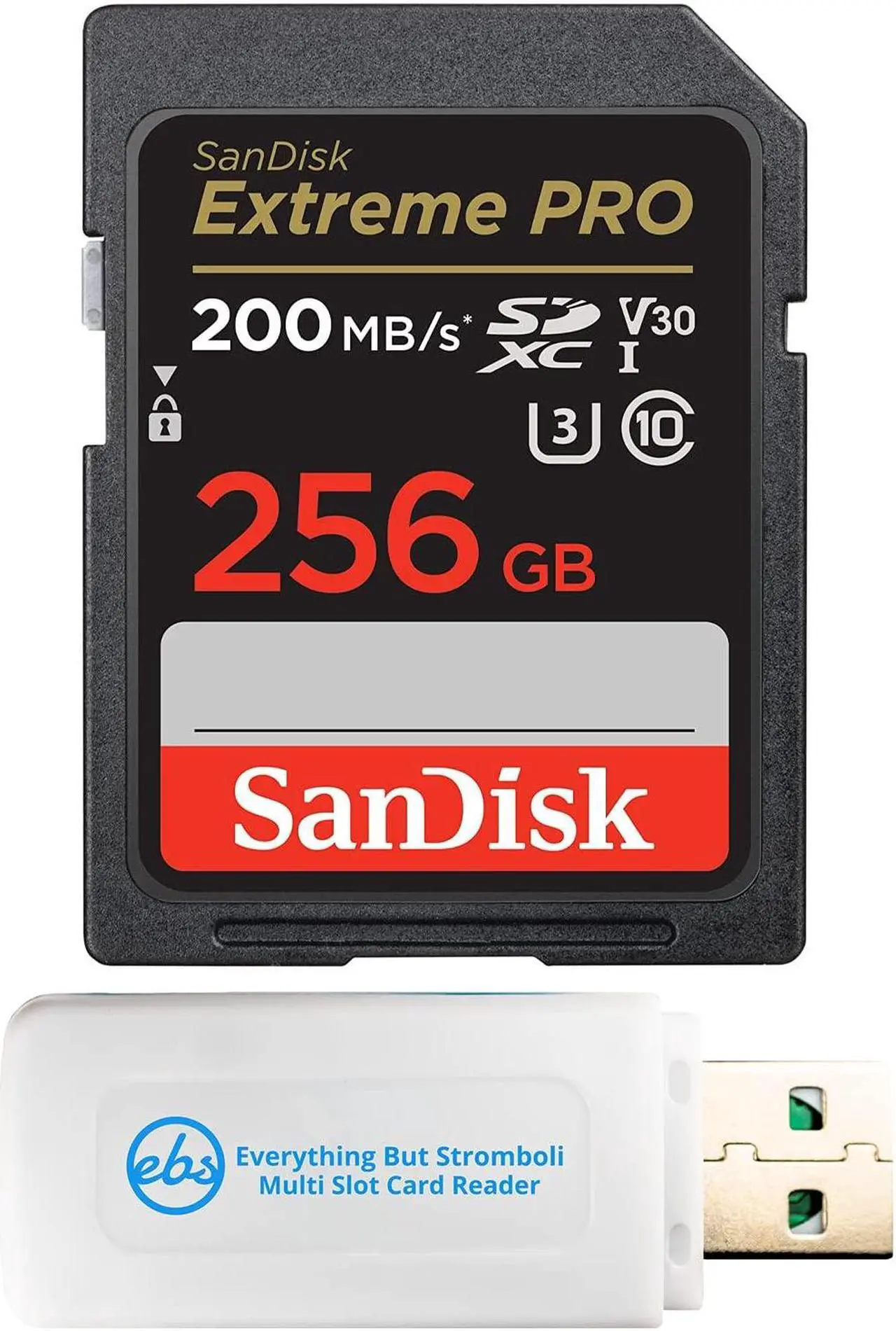 SanDisk 256GB Extreme Pro SDXC Memory Card Works with Panasonic Lumix ...