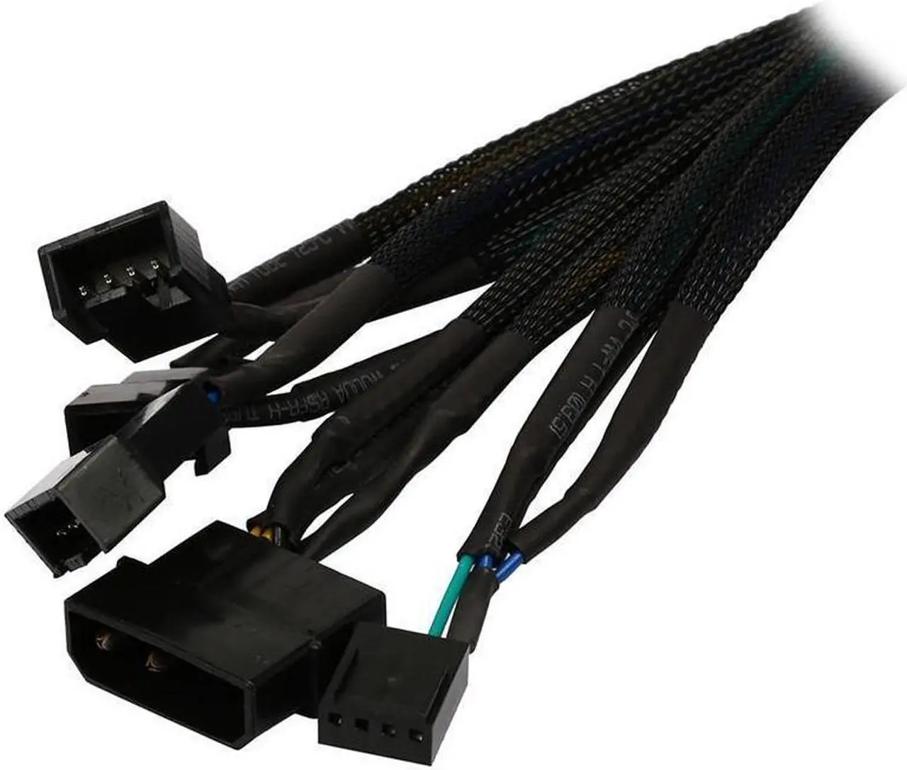 Molex to 4 Pin PWM Power Splitter Cable, PSU IDE LP4 to 3 Ports 4Pin ...