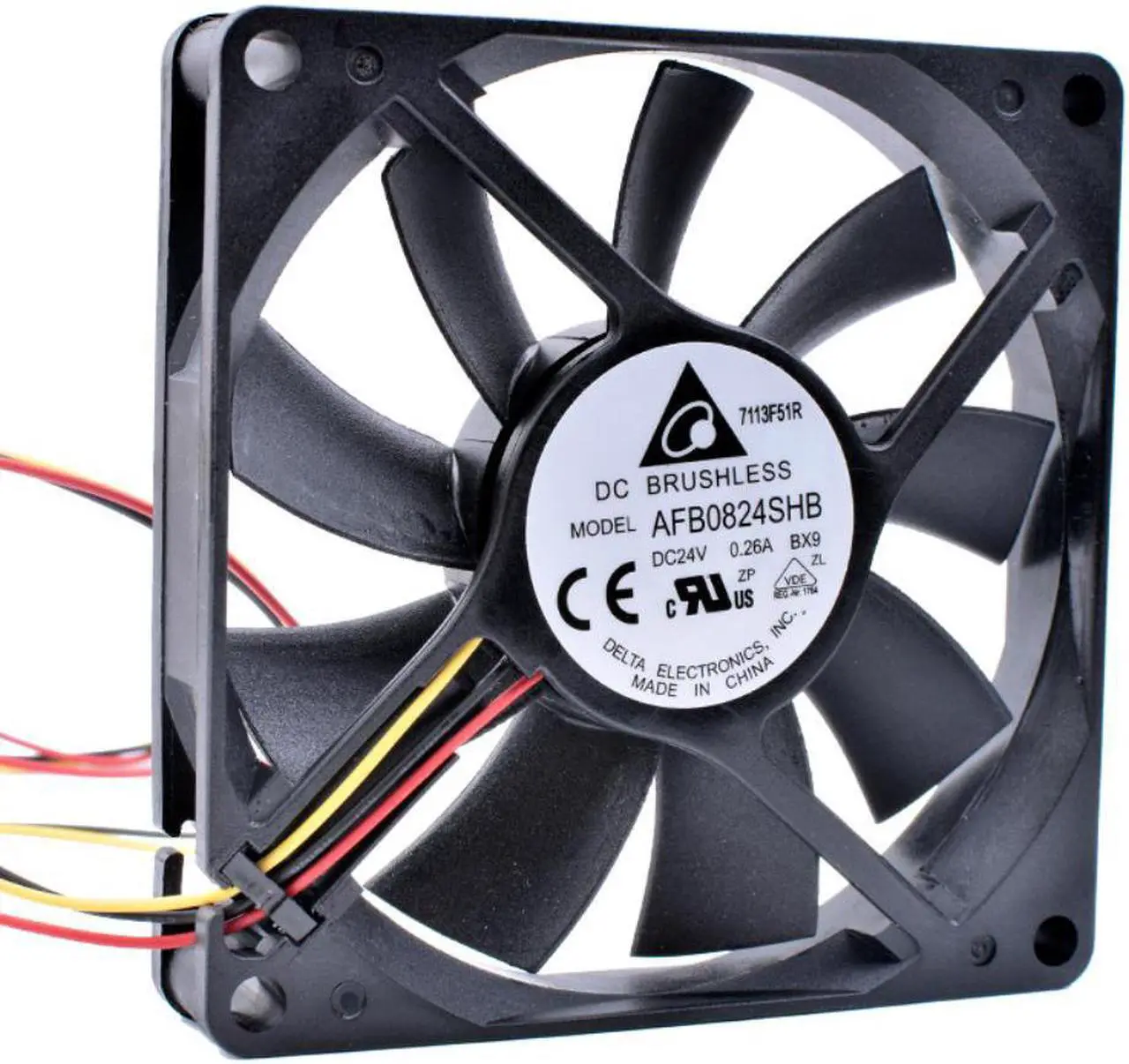 AFB0824SHB 8cm 80x80x15mm 8015 80mm fan DC24V 0.26A 3 lines inverter ...