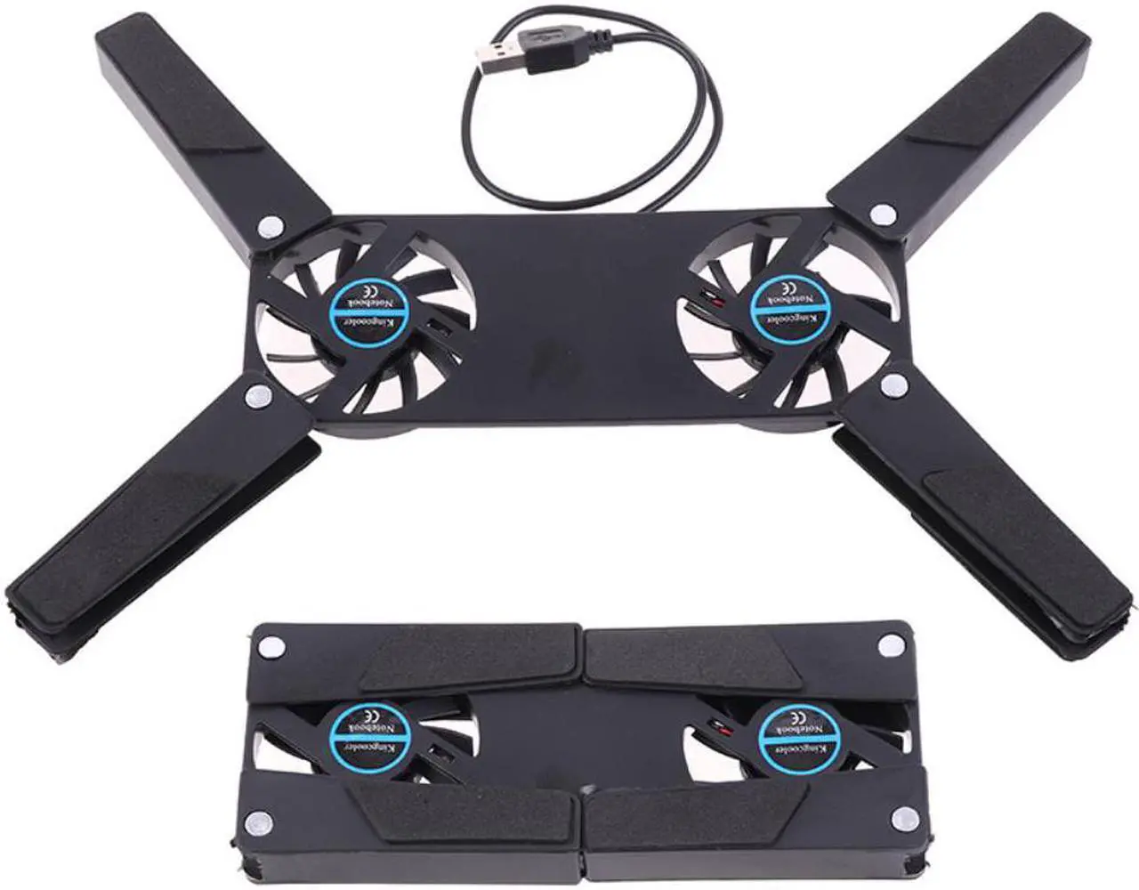 CPU Cooler Foldable USB Cooling Fan Mini Octopus Cooler Pad Quiet Stand ...