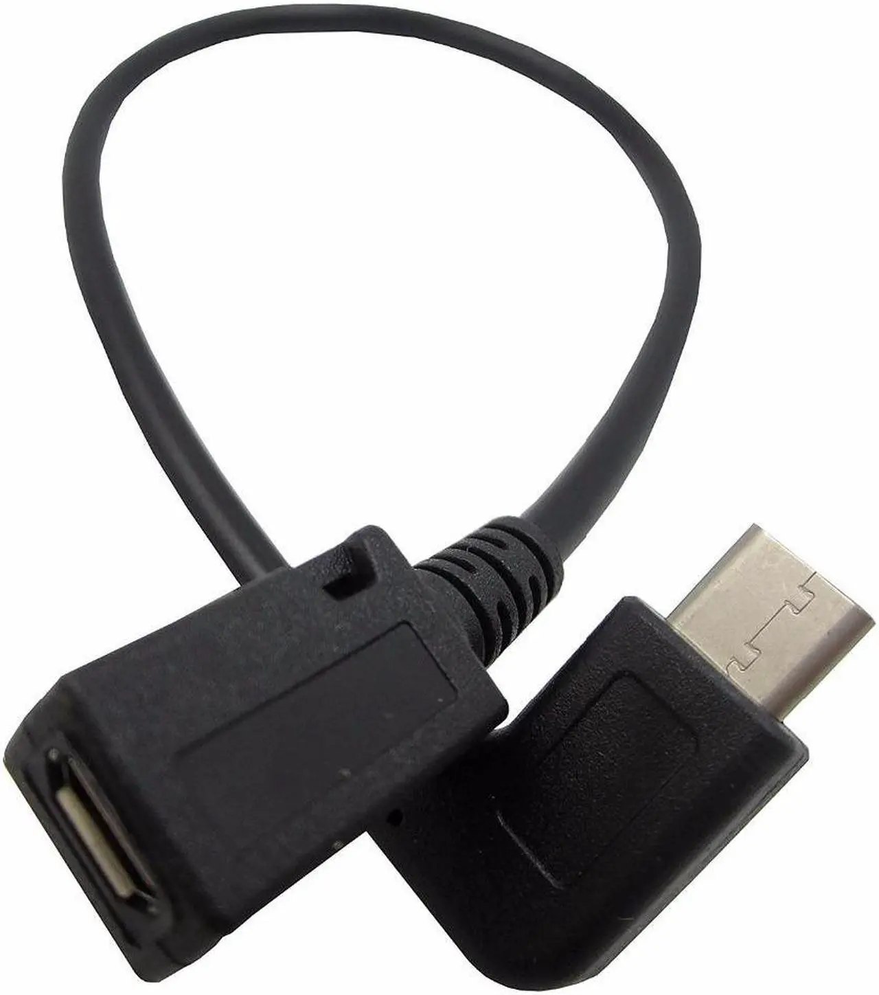 USB Type C 90 Degree Angle Male to Micro USB Female Cable for Digital ...