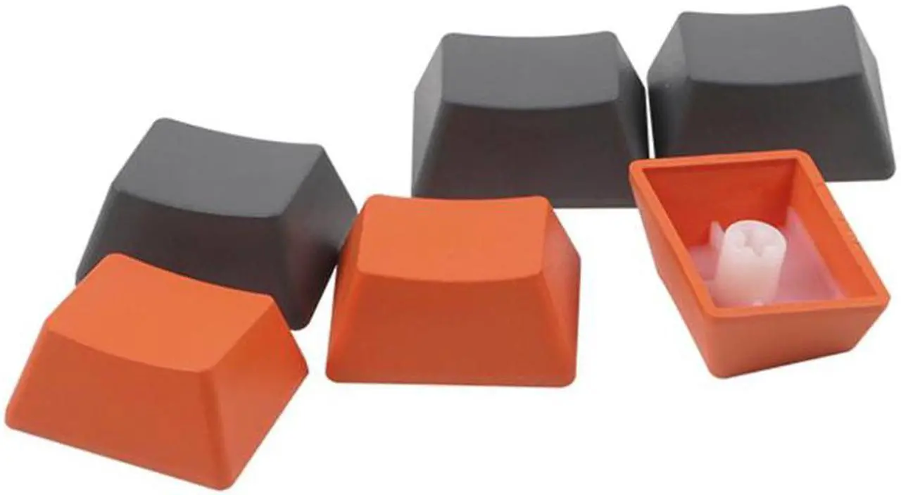 6pcs PBT Not Engraving Keycap OEM Profile R1 1.25U Dyeing Sublimation ...