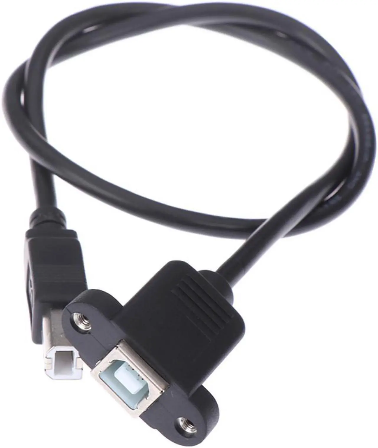 USB 2.0 Type B Male to Type B Female Printer Extension Cable With Panel ...