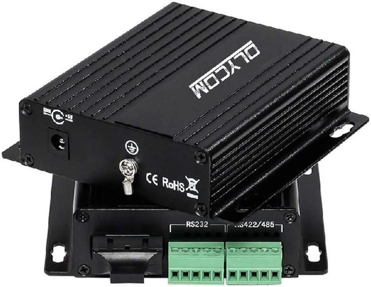 OLYCOM One Pair Serial to Fiber Converter RS232 RS485 RS422 Optic Modem ...