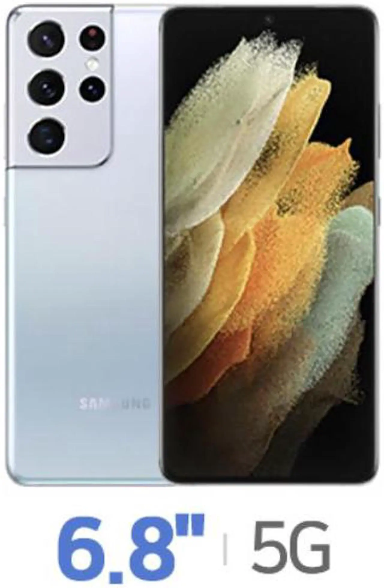 Refurbished: Samsung Galaxy S21 Ultra 5G 256GB A grade SM-G998N Silver ...