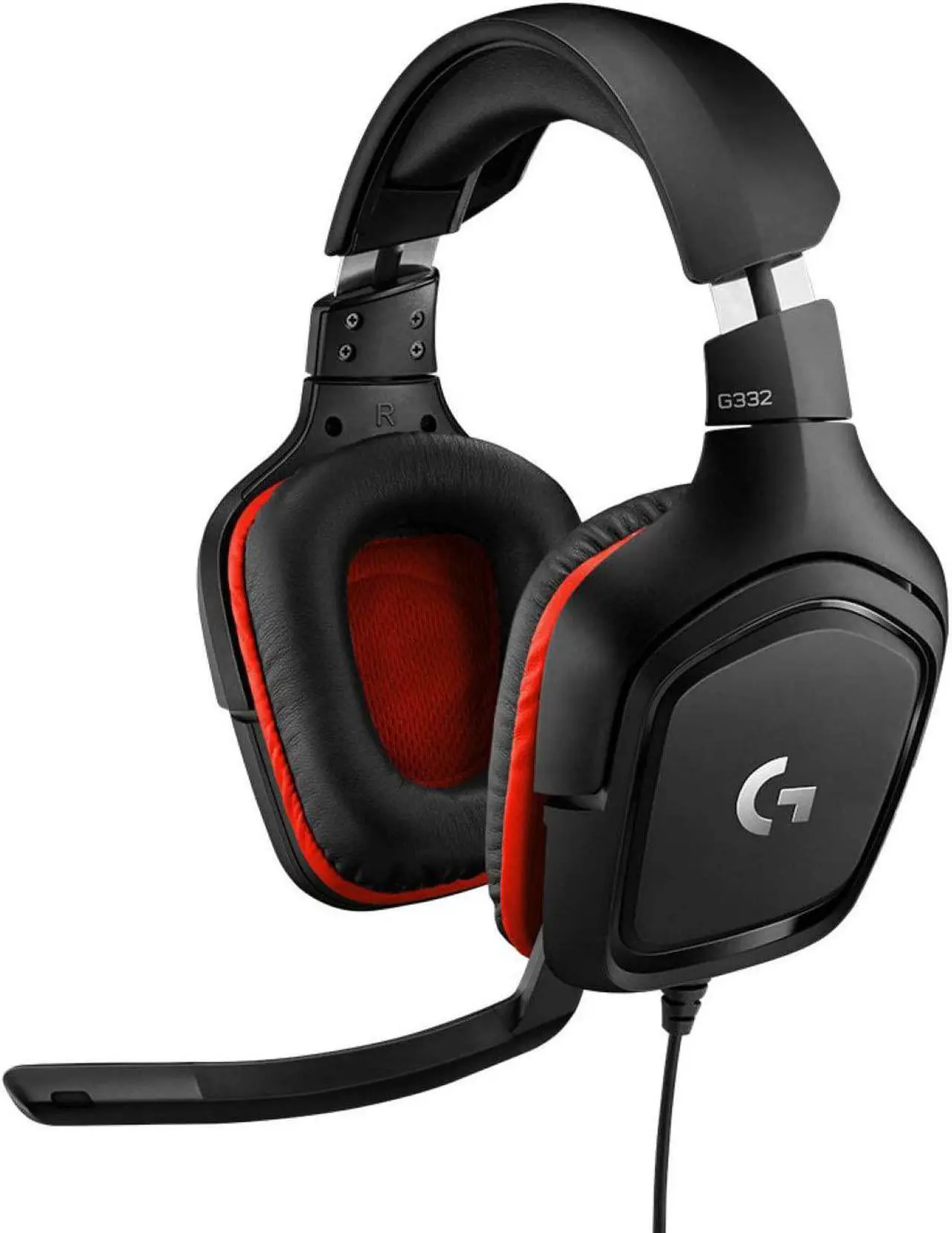 Logitech Wired Gaming Headset, Flip-to-Mute Mic - Black - Newegg.com