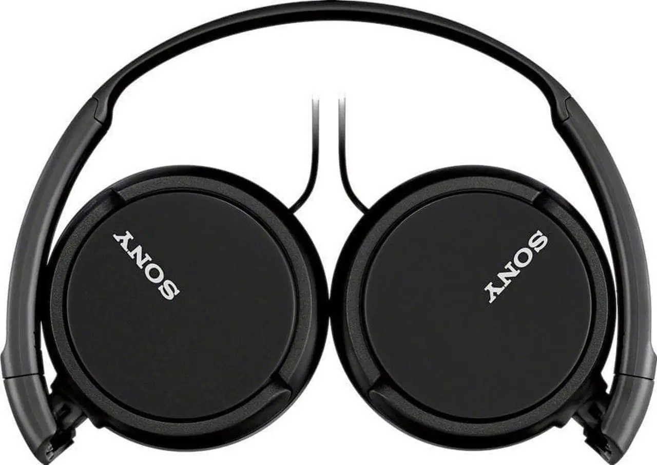 Sony ZX Series Wired On-Ear Headphones - Black - Newegg.com
