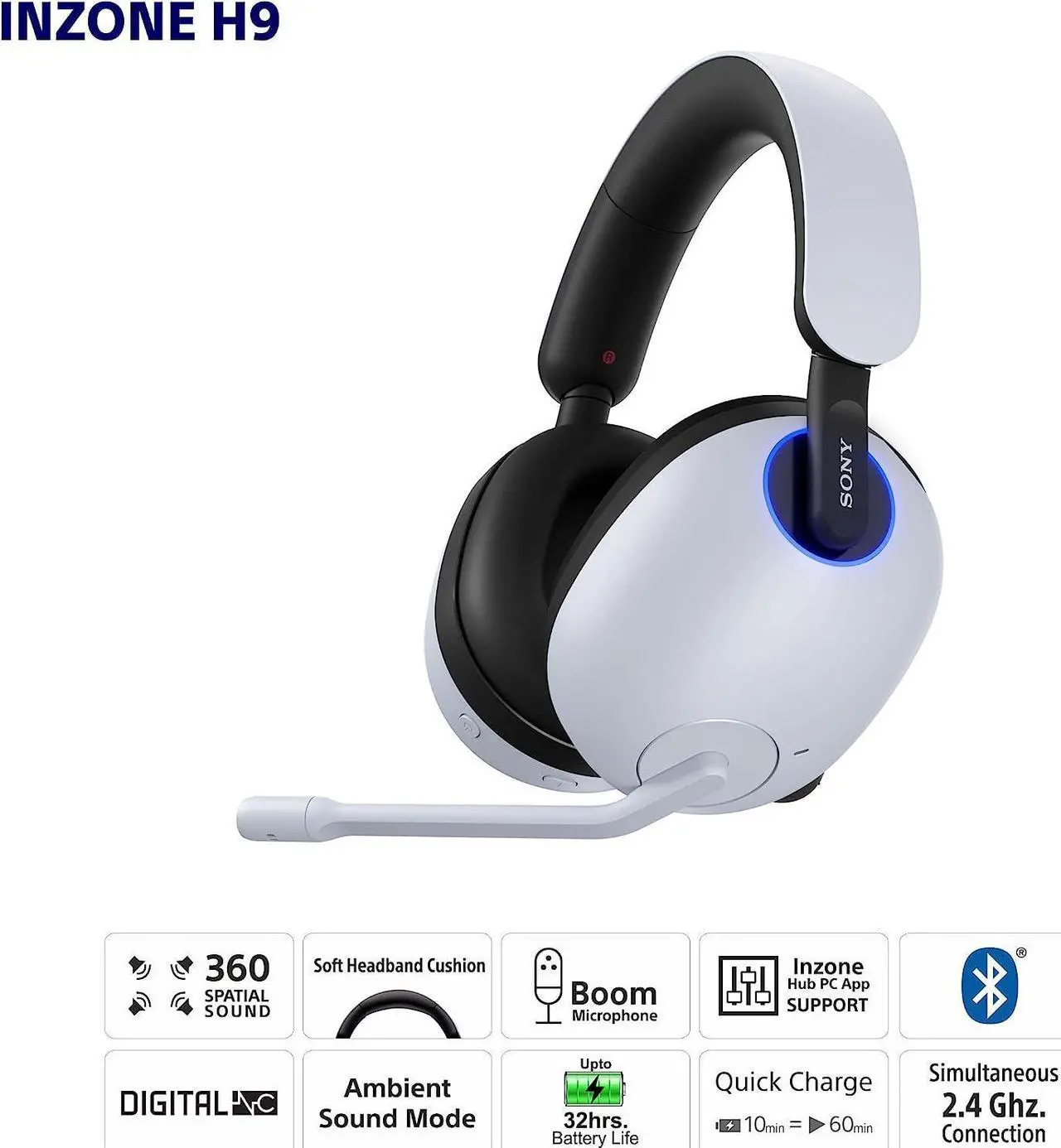 Sony INZONE H9 Wireless Noise Canceling Gaming Headset - 2 PACK ...