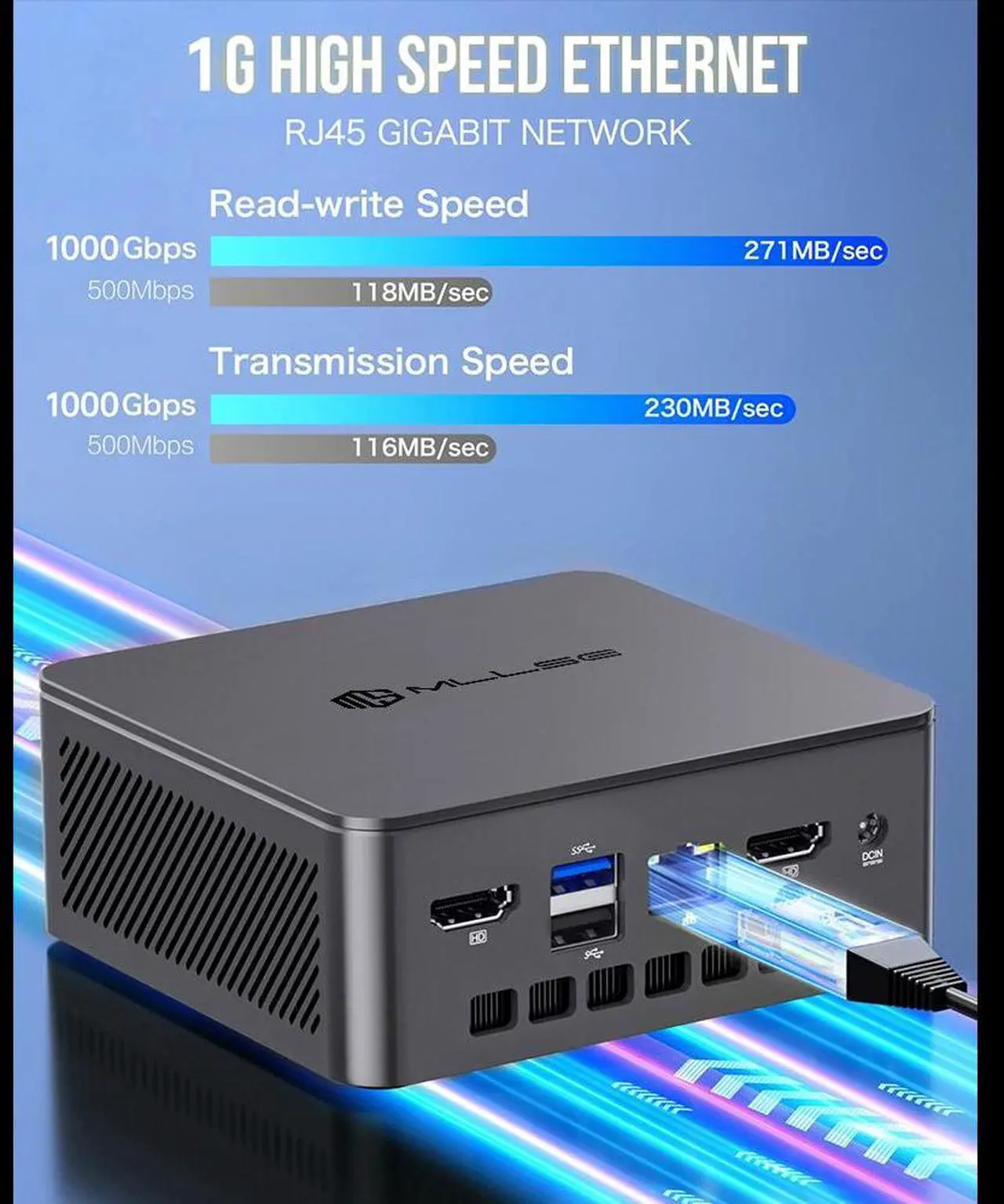 MLLSE G3 Mini PC Mini Desktop Computer with Intel Alder Lake N100 Quad ...