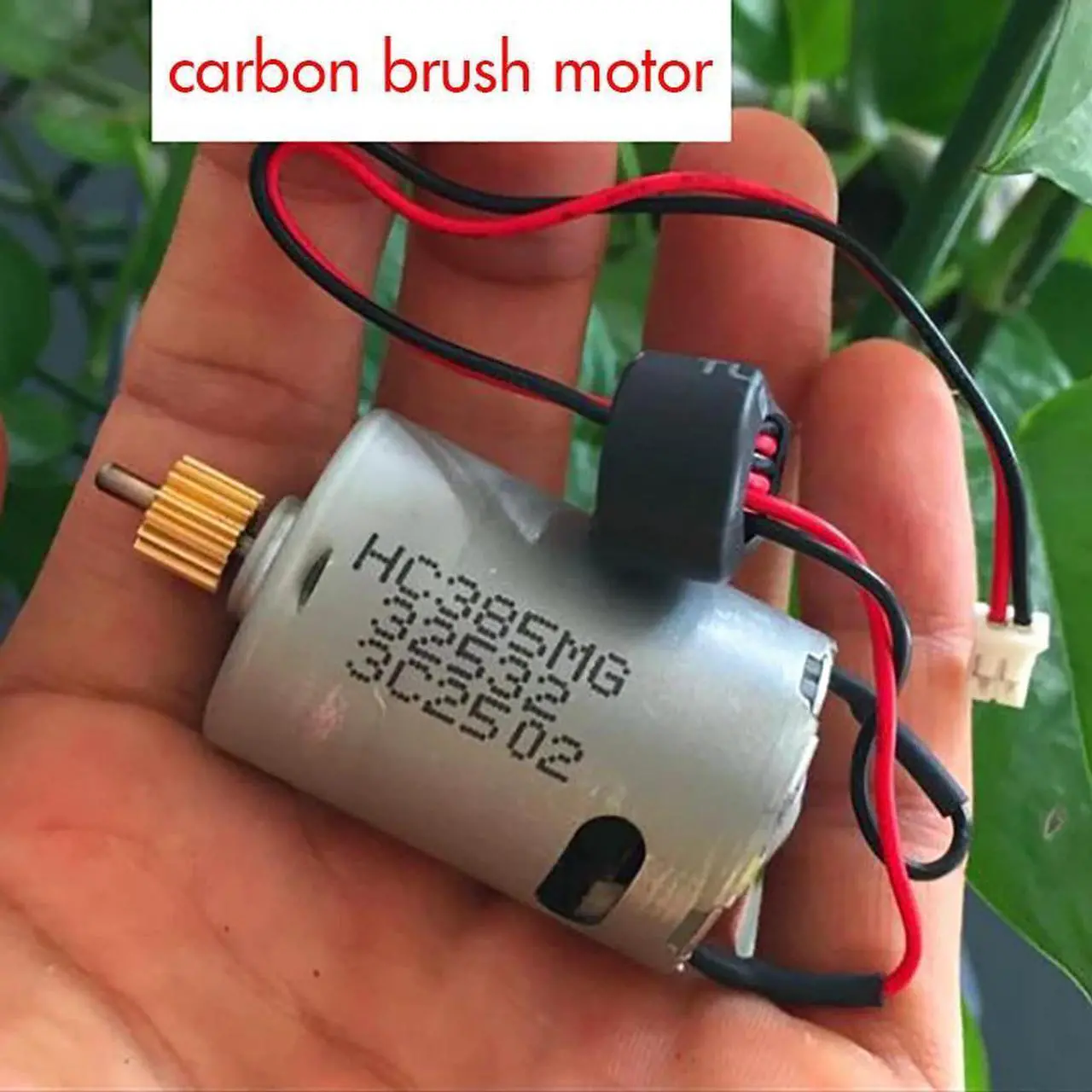 385 Carbon Brush DC Motor with Wire Hight Speed Large Torque Micro ...