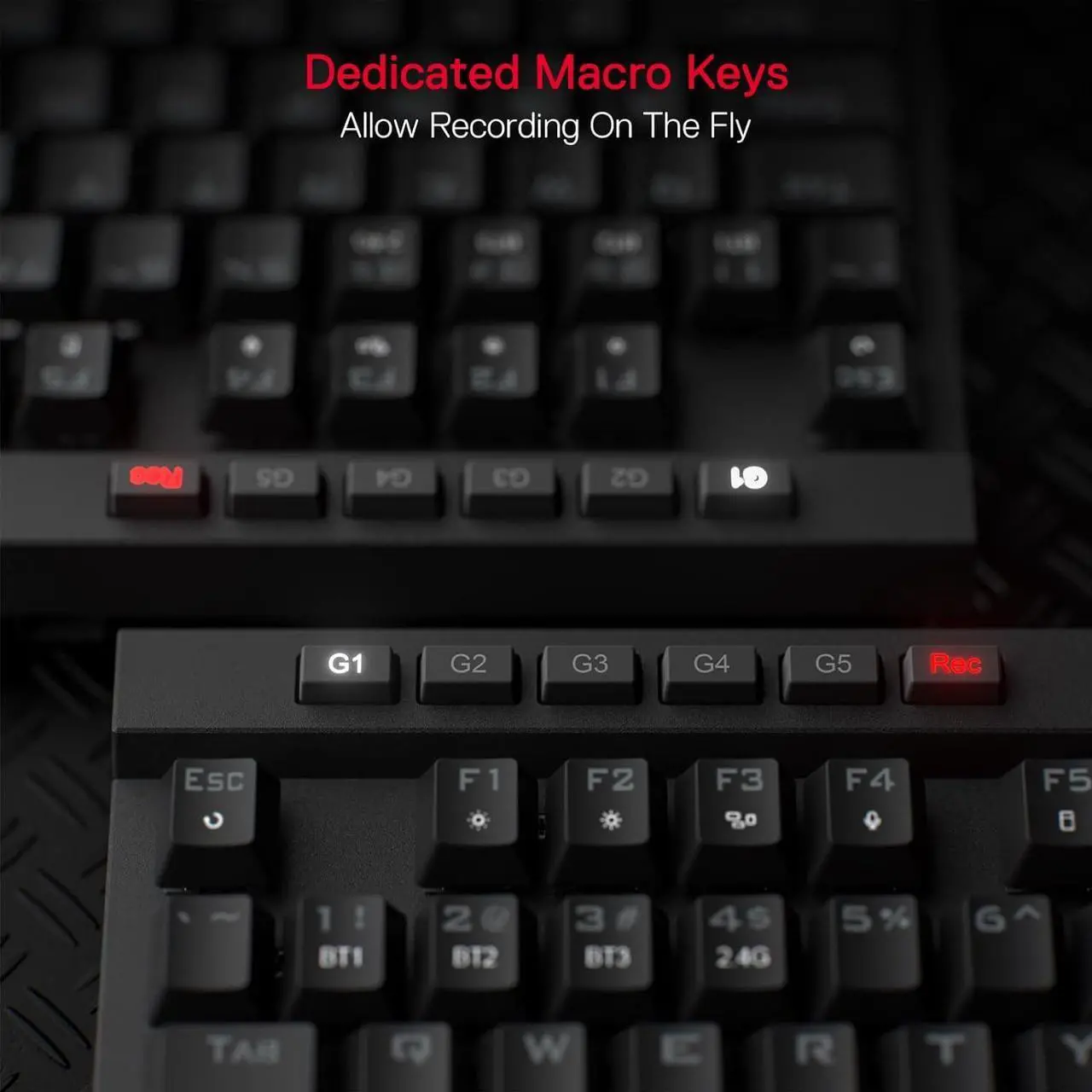 Redragon K580 PRO Wireless RGB Gaming Keyboard, 3-Modes 104 Keys ...