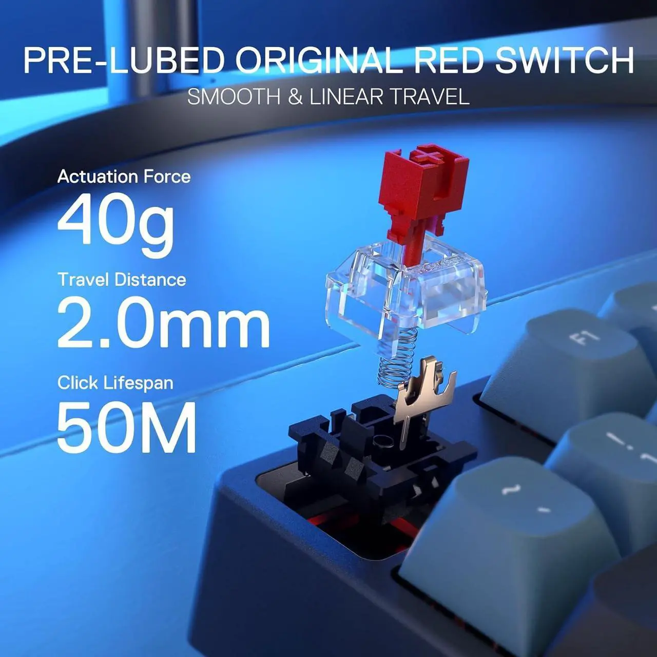 Redragon K582 SE Wired RGB Gaming Keyboard, 104 Keys Mechanical ...
