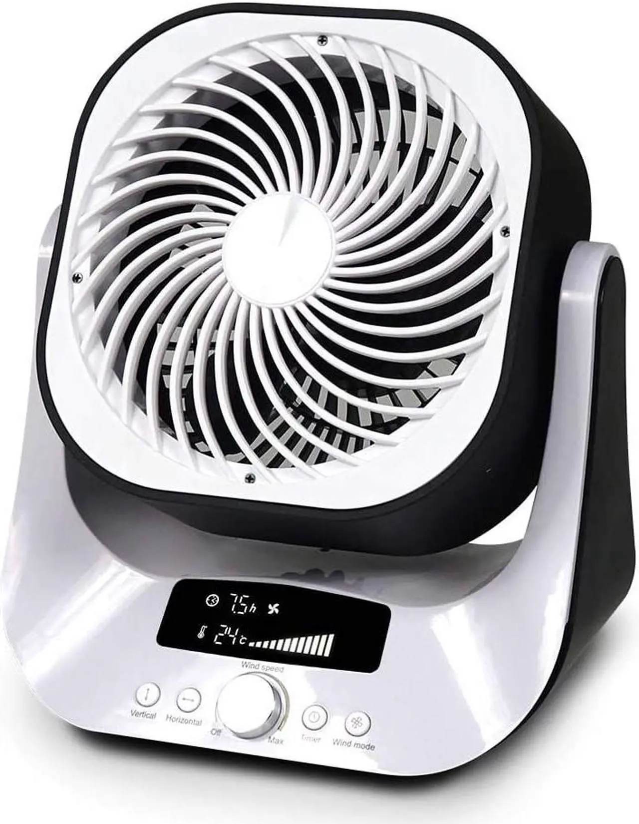Soleus Air Table Air Circulator Fan with 12 Fan Speeds, Automatic 2-Way ...