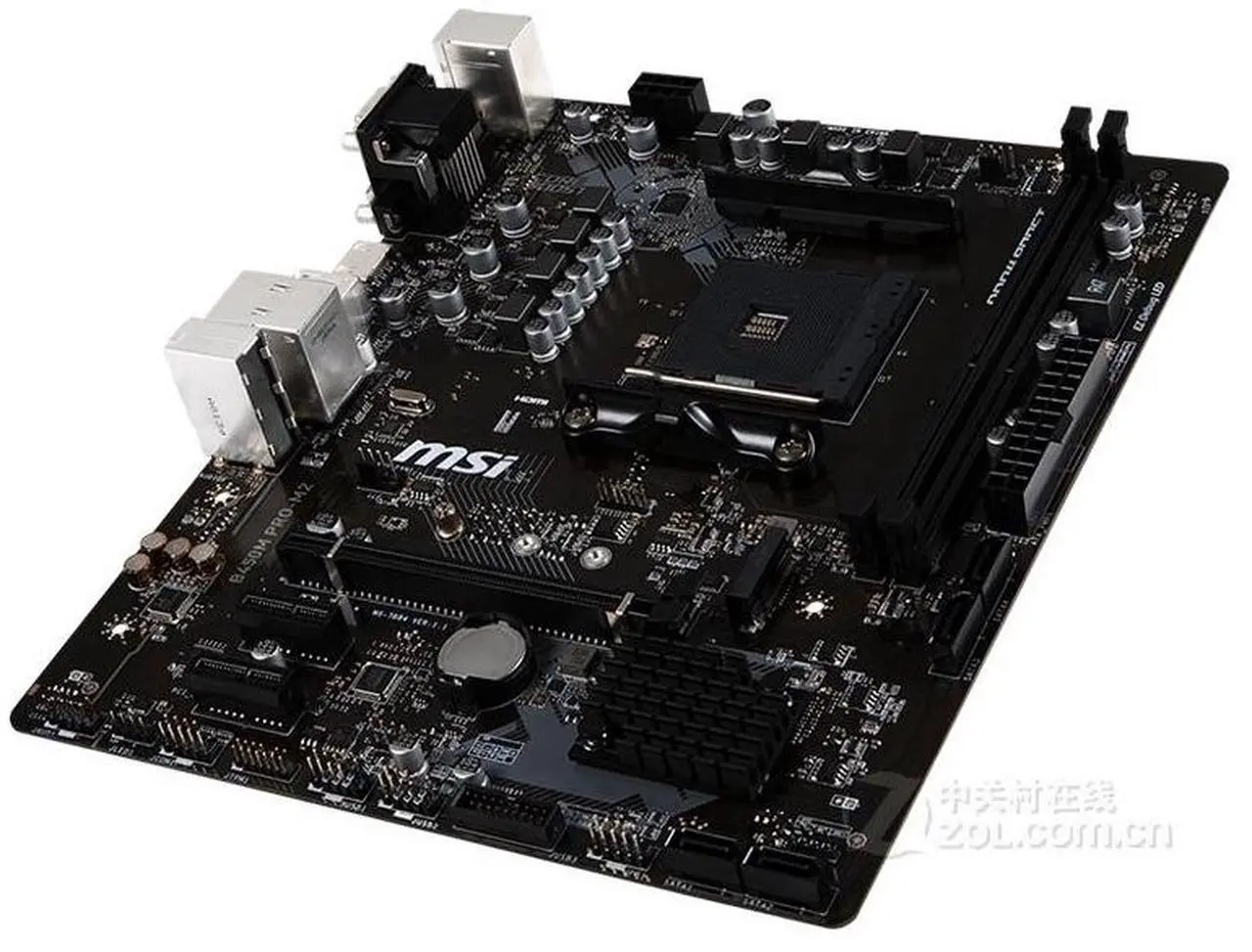 Refurbished: MSI B450M PRO-M2 AMD B450 Socket AM4 DDR4 32GB Micro ATX ...