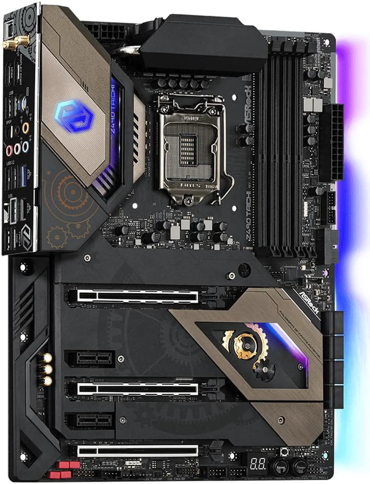 Refurbished: ASRock Z490 Taichi DDR4 4666MHz+ (OC) PCIe 3.0 x16, 2 PCIe ...