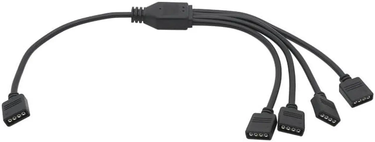 ARGB 5V 3Pin Extension Cable Adapter 30cm 1 to 1 2 3 4 5 12v 4pin RGB ...