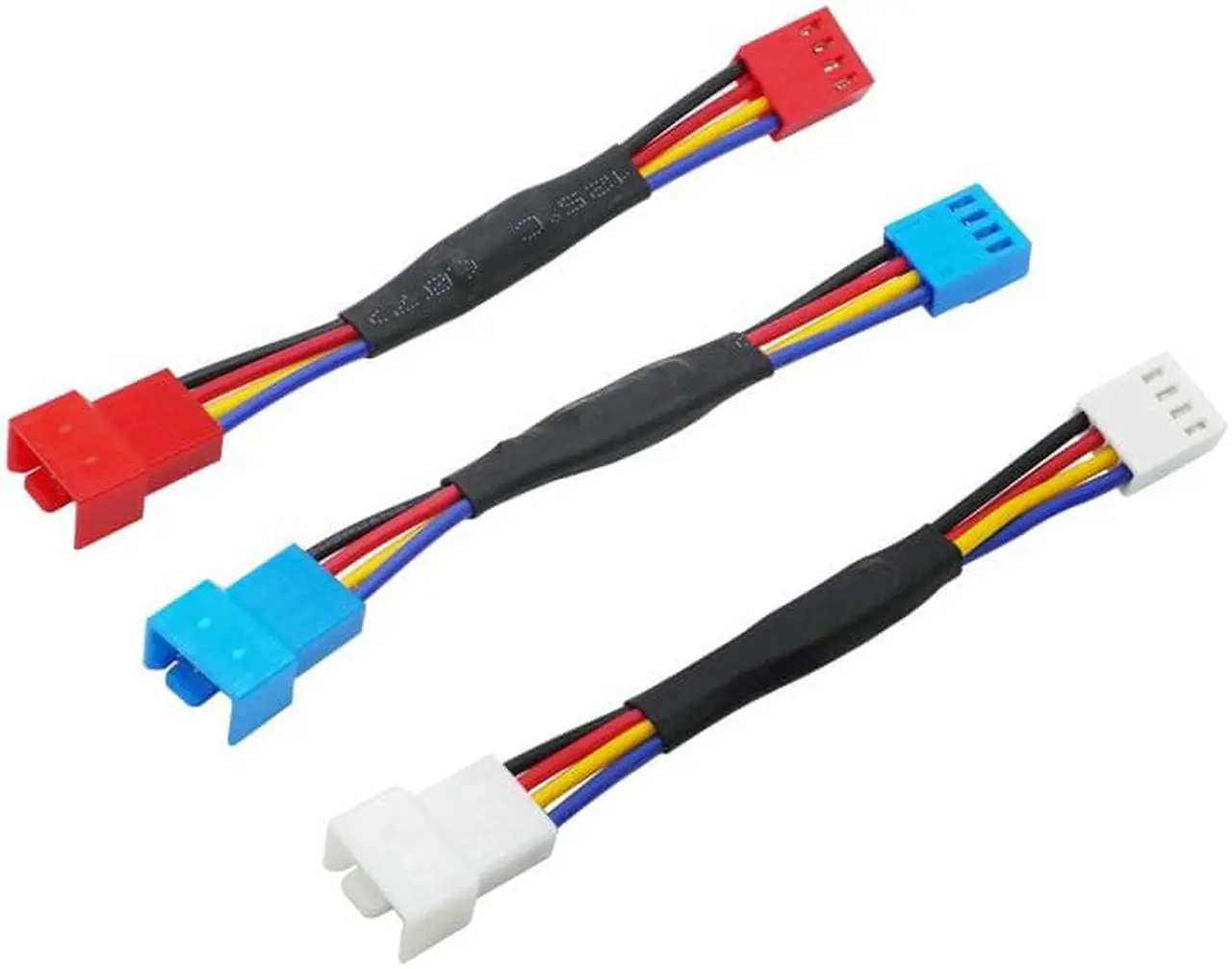 10Pcs/lot Fan Resistor Cable 3 / 4 Pin Male to 3 / 4Pin Female ...