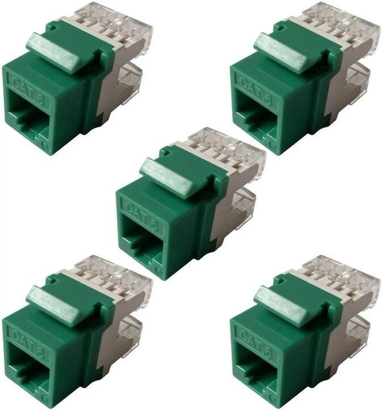 Ethernet Wall Plate, Keystone Jack Wall Plate with RJ45 Keystone ...