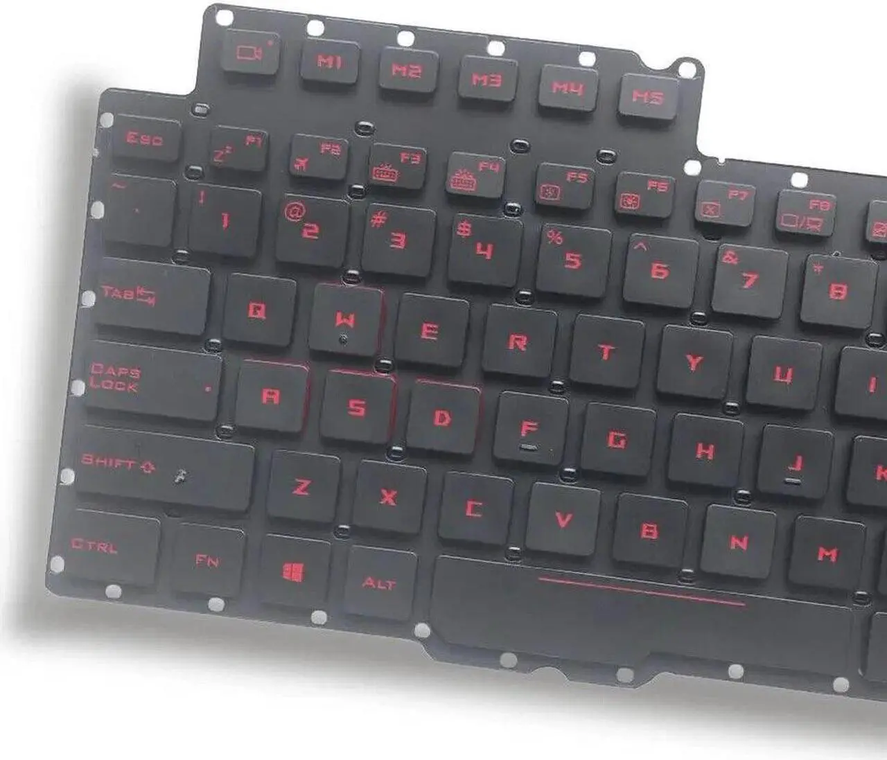 Red Keys US QWERTY Keyboard Backlit for ROG G752 G752V G752VT G752VY ...