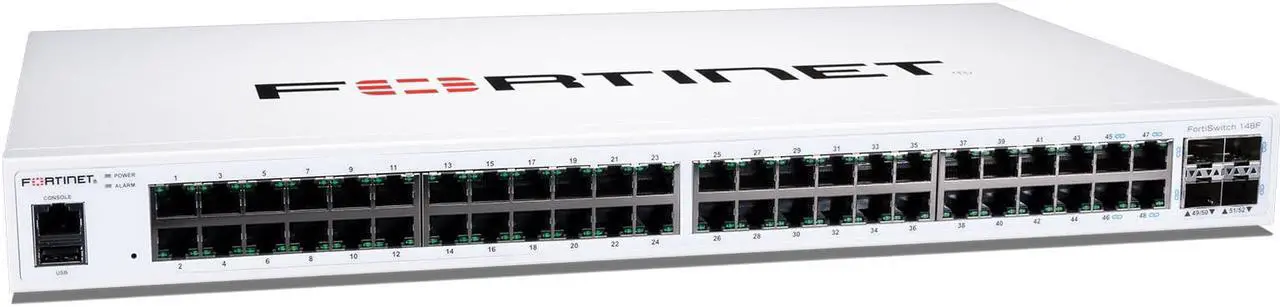 Fortinet FortiSwitch 148F - switch - 48 ports - managed - rack ...