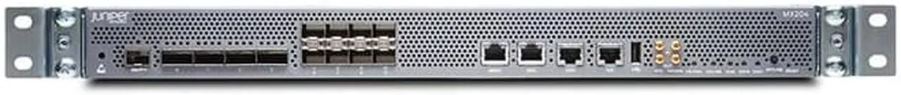 Juniper MX204-HW-BASE Router, 8x 10 GbE, 4x 100 GbE Ports, 400 Gbps ...