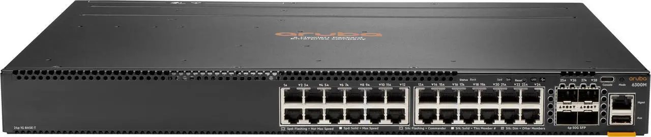 HPE Aruba 6300M - switch - 24 ports - managed - rack-mountable (JL664A ...