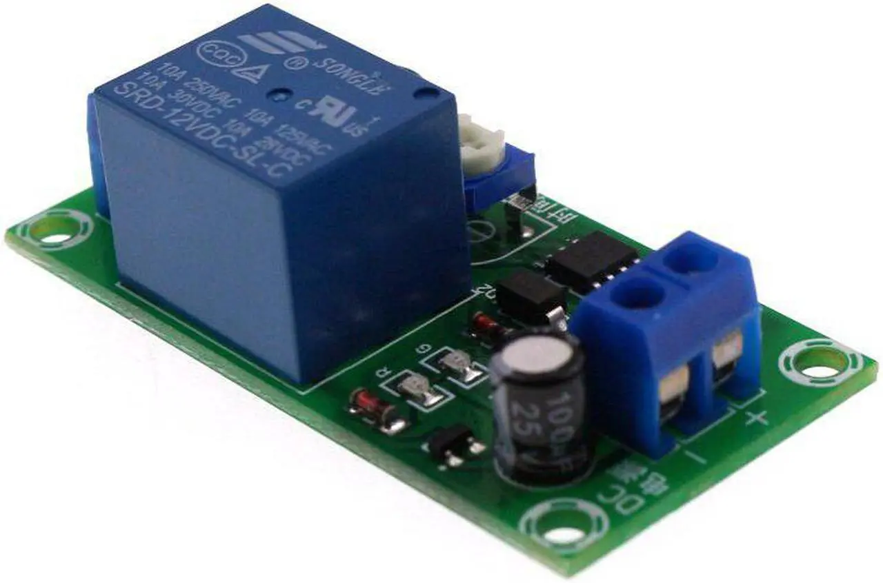 DC 12V NE555 0~60 Second Delay Timer Switch Adjustable Time Delay Relay ...