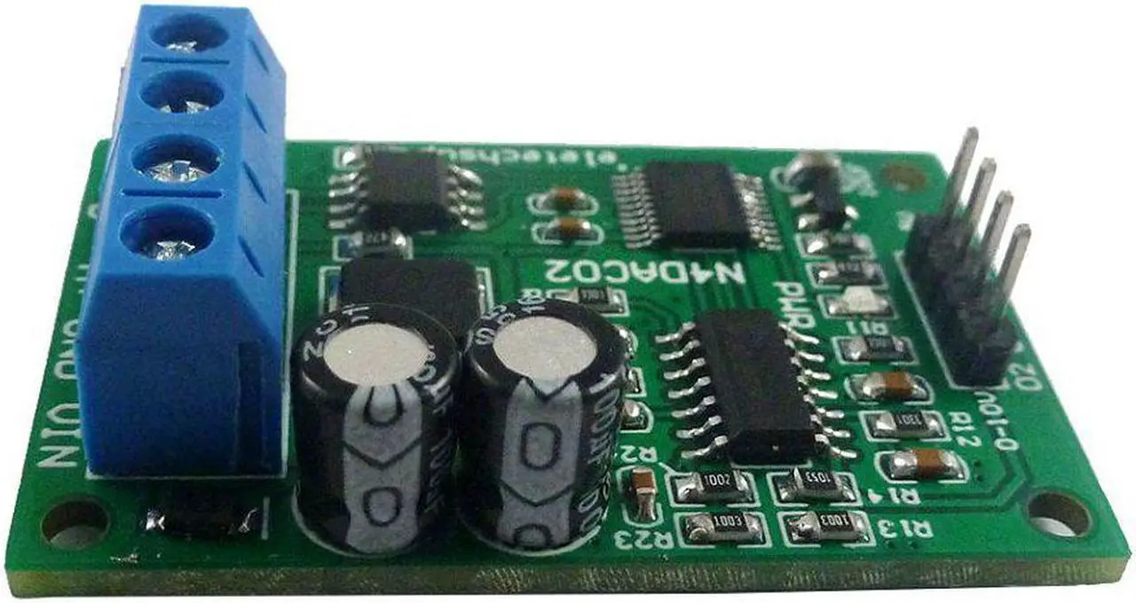 DC 12V 2CH DAC Module 0-5V 0-10V PWM to Voltage Analog Converter RS485 ...