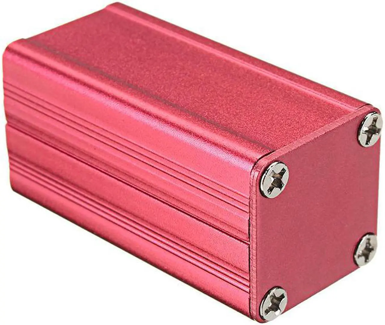 Red Extruded Aluminum Project Box Electronic Enclosure Case DIY Heat ...
