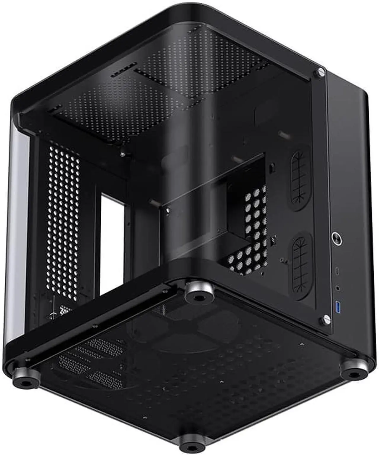 JONSBO TK-1 BLACK V2.0 Micro ATX Mini Tower Computer CASE, Hyperboloid ...