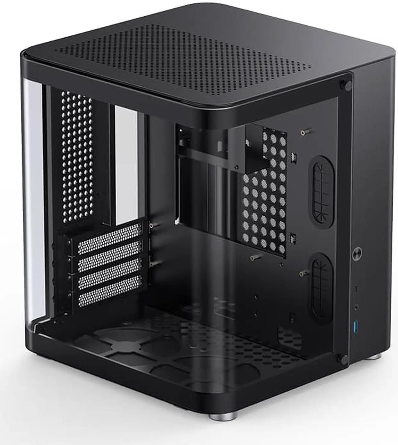 JONSBO TK-1 BLACK V2.0 Micro ATX Mini Tower Computer CASE, Hyperboloid ...