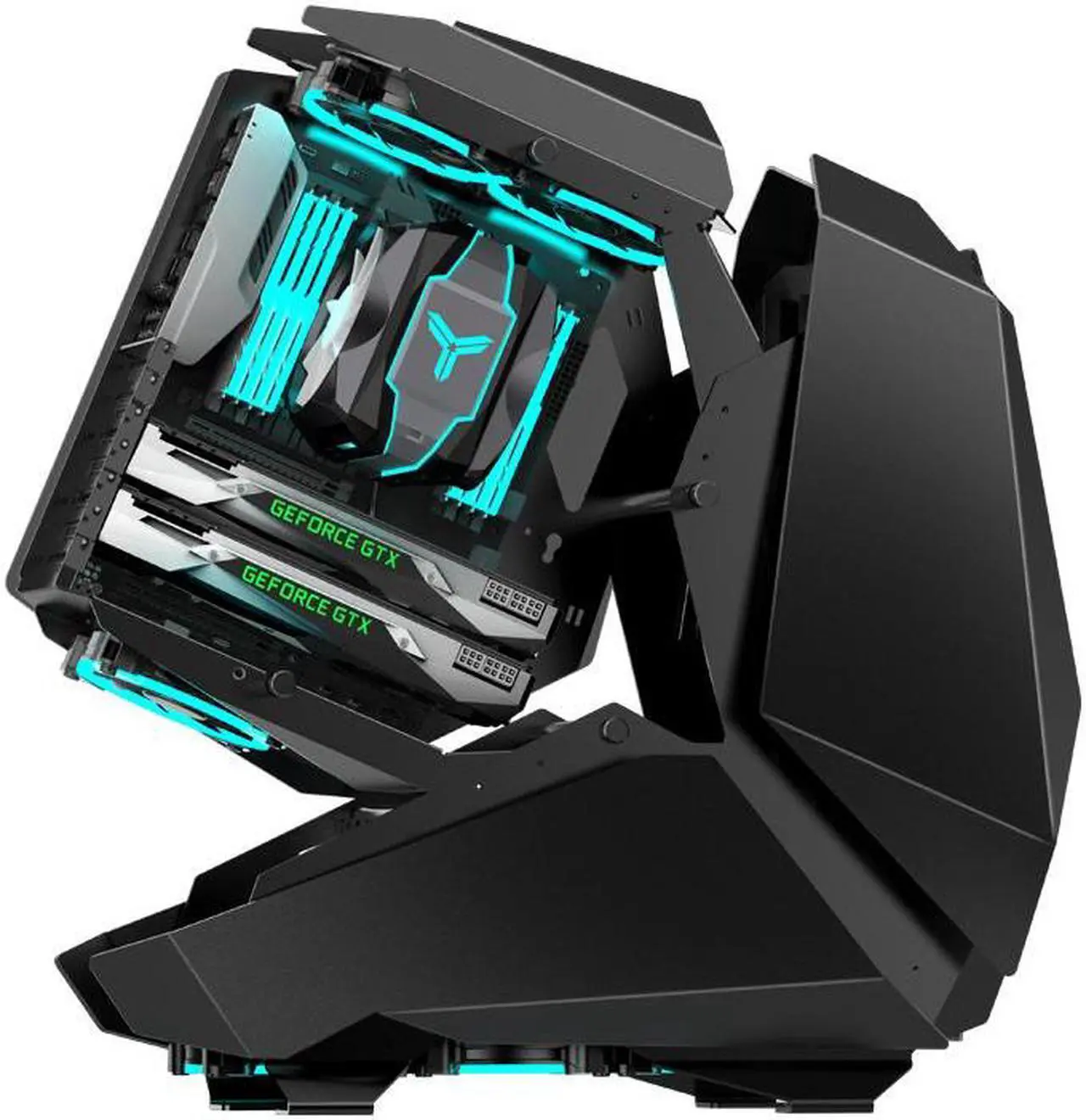 JONSBO MOD5 Black Open Type ATX Mid Tower GAMING Computer Case, E ...