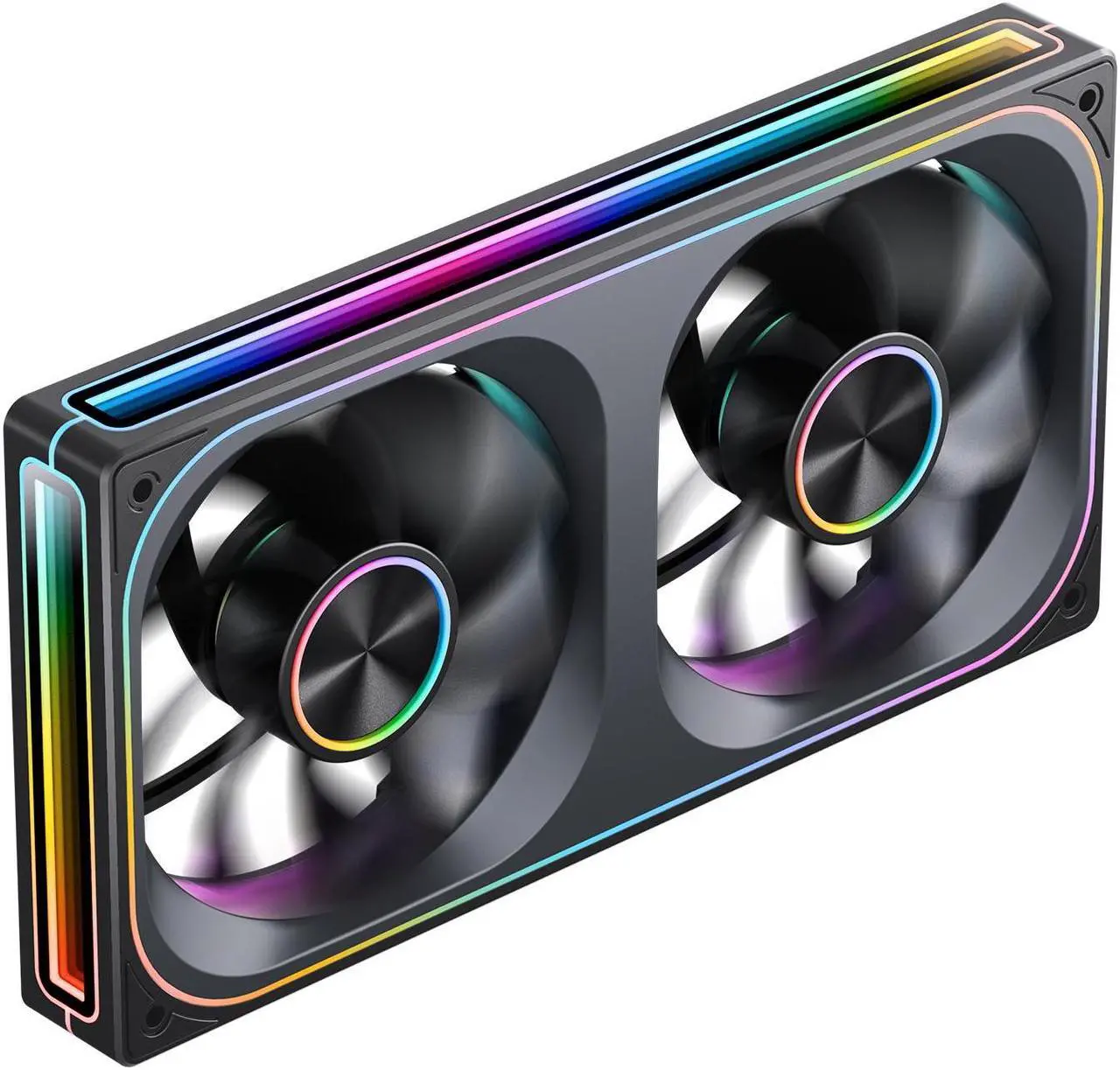 JONSBO ZA-240BR (Reversed) PC Case Fan, All(2)-IN-One, Single Frame ...