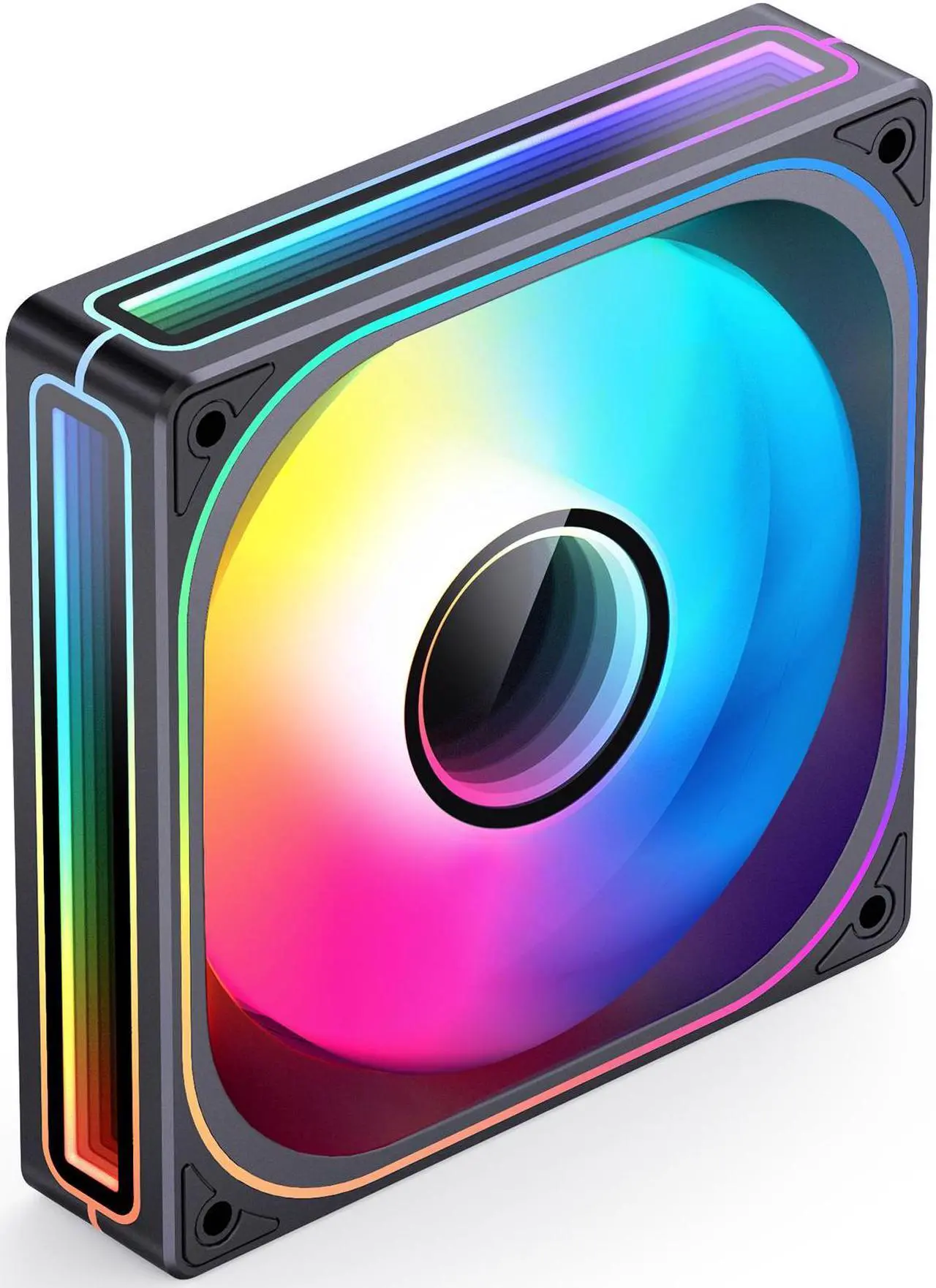 JONSBO ZB-120BR (Reversed) PC Case Fan, Silent Computer Fan with Axis ...