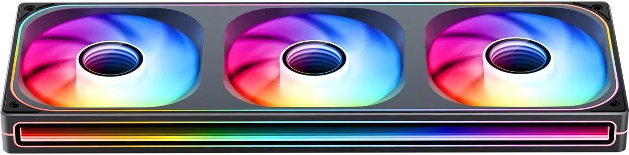 JONSBO ZB-360B PC Case Fan, Silent Computer Fan with Axis & 4-Sides ...