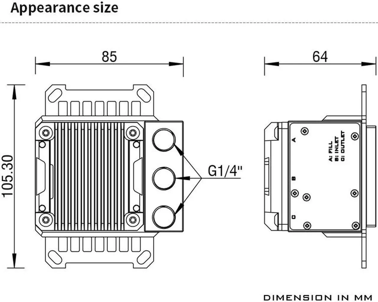 BARROW CPU Block Pump Integrated combo,For AMD AM4 AM3, 17W PWM ...