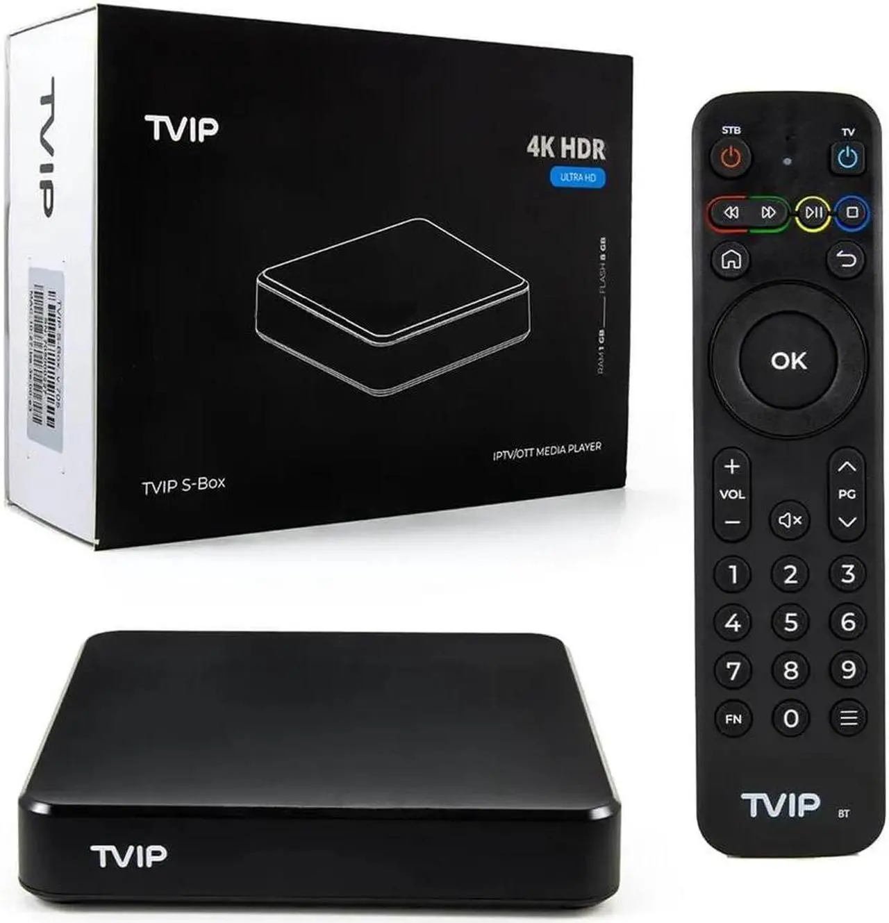 TVIP706 S-Box v.706 Smart Android TV Box 2GB RAM 8GB 4K UHD 2.4/5G WiFi Android11 Nordic one TV ...