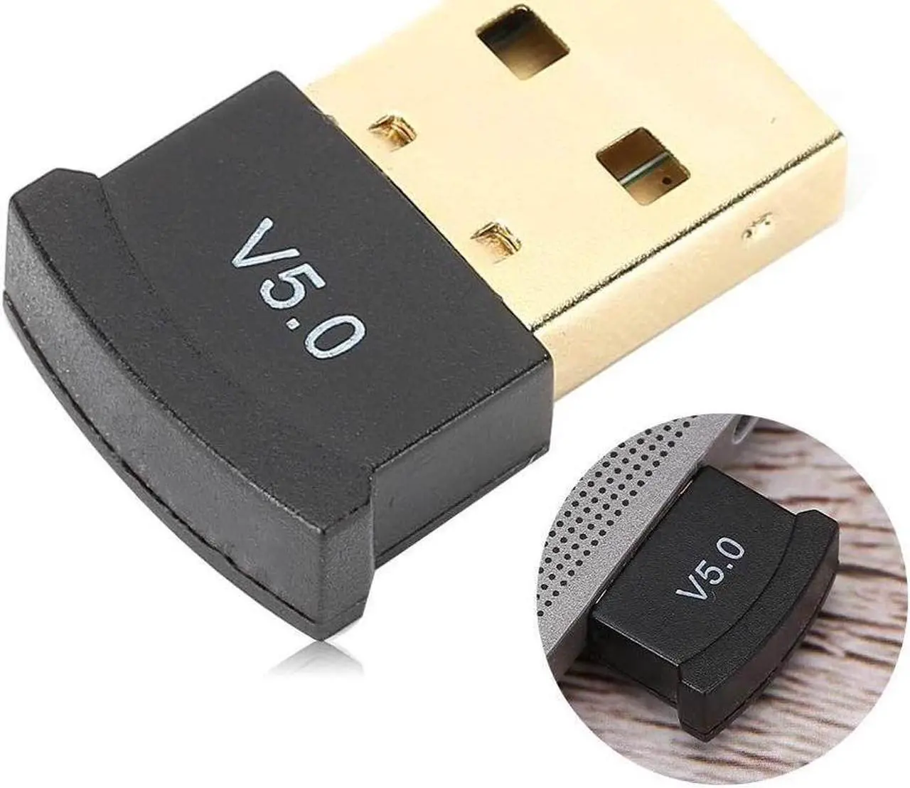 Bluetooth V5.0 USB Adapter for PC, WPIT USB Mini Bluetooth Dongle for ...