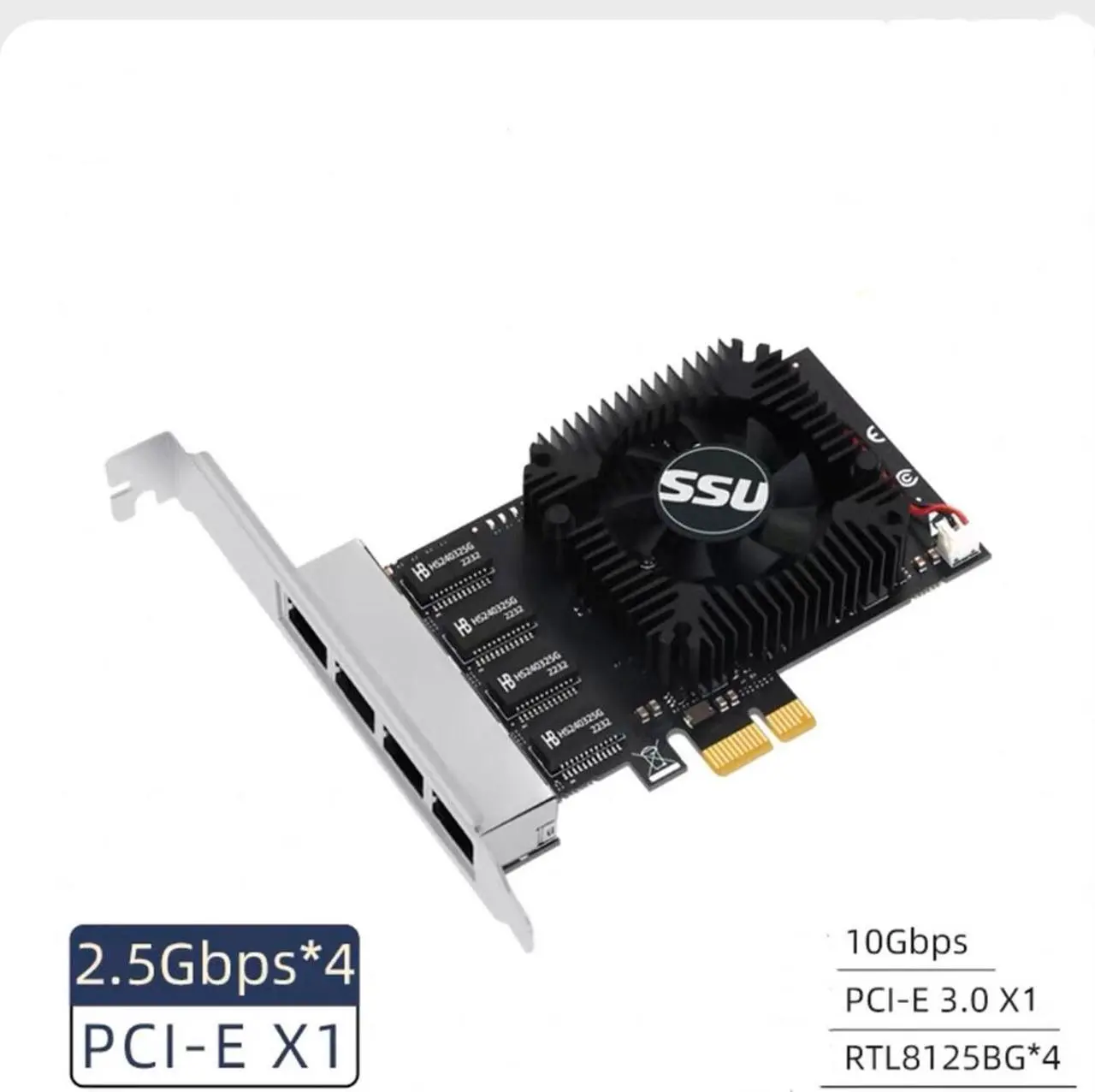 Weastlinks Network Card RTL8245F Gigabit Ethernet PCI Express PCIE ...