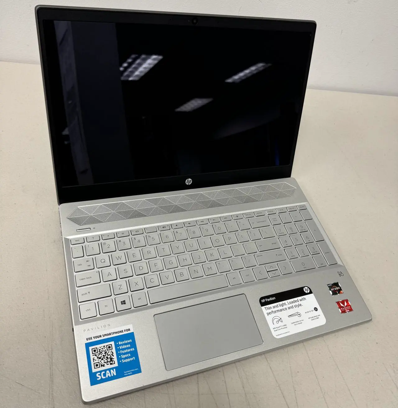 Refurbished: HP Pavilion 15-cw1095nr 15.6" Touch Laptop, AMD Ryzen 5 3500U, 2.10GHz, 8GB RAM ...