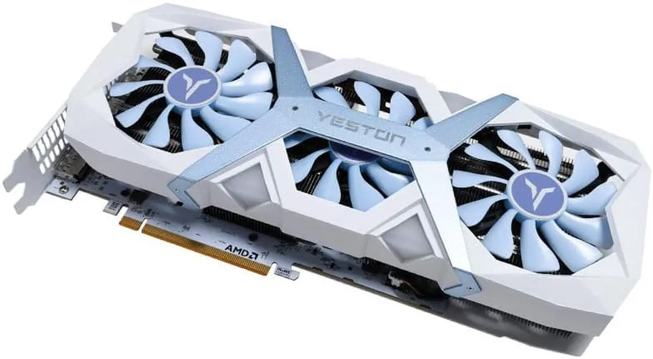 Yeston Radeon RX 7600 8GD6 GDDR6 128bit video cards Desktop computer PC ...