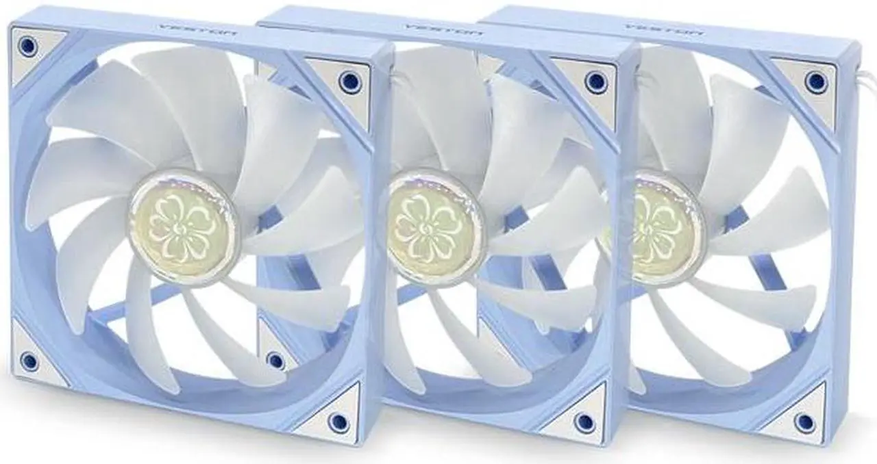 Yeston New Sakura ARGB LED 120mm Case Fan,Quiet Edition High Airflow ...