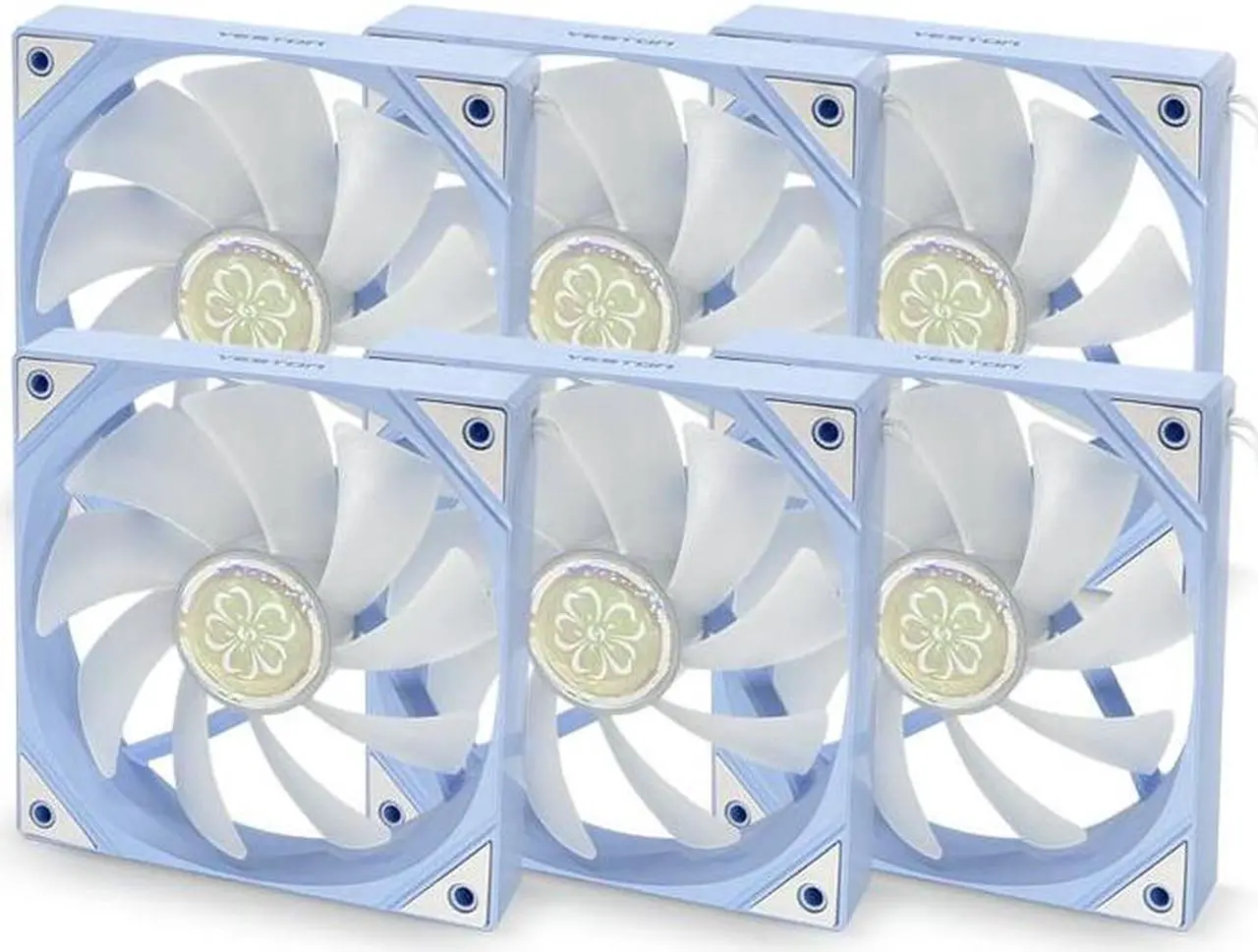 Yeston New Sakura ARGB LED 120mm Case Fan,Quiet Edition High Airflow ...