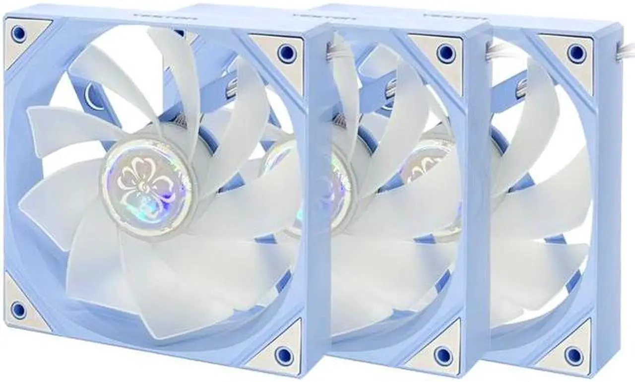 Yeston New Sakura ARGB LED 120mm Case Fan,Quiet Edition High Airflow ...